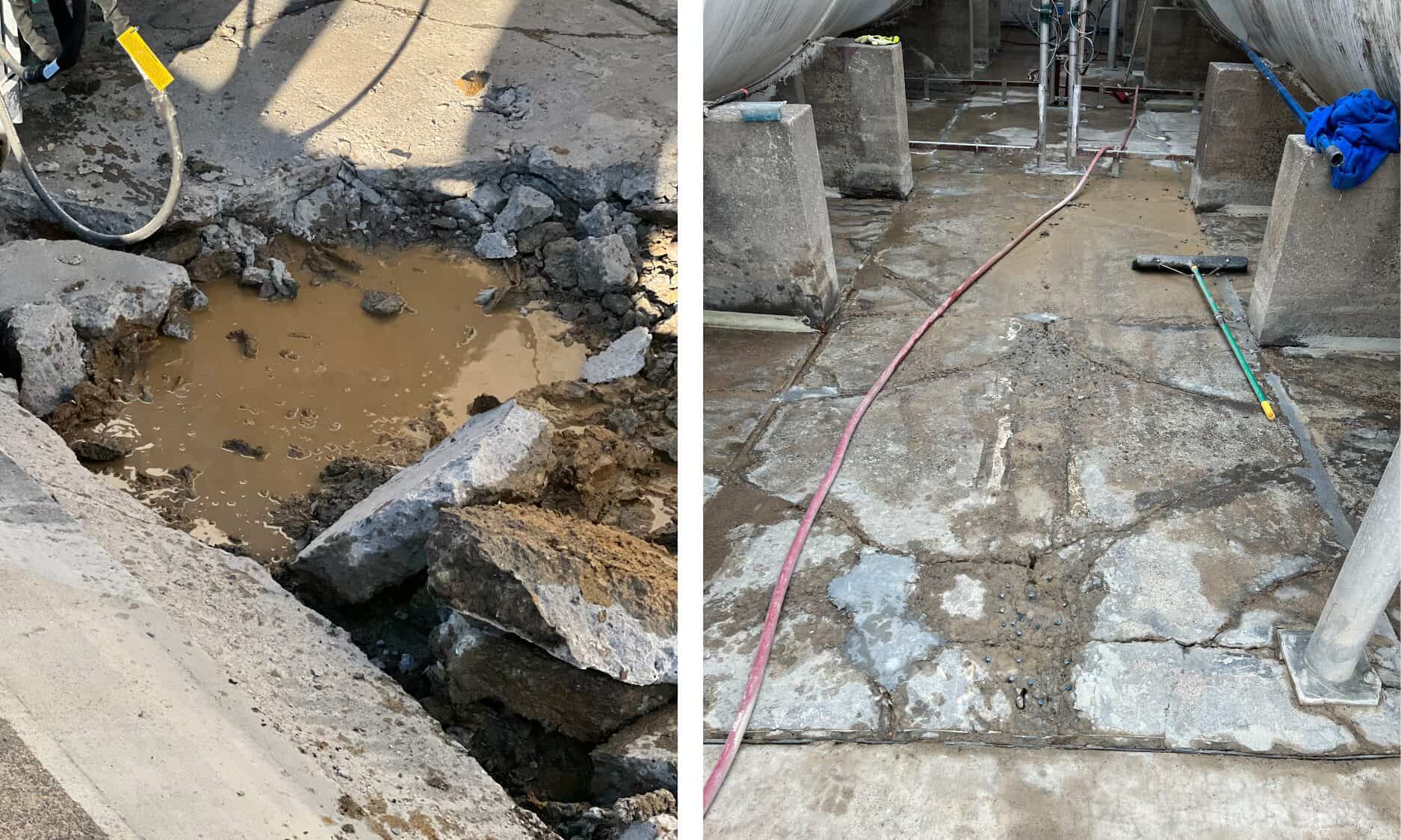 Tank Farm Secondary Containment Concrete Repair and Lining - Industrial ...